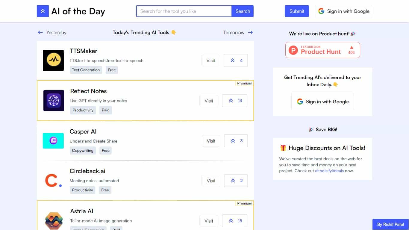 aitools.fyi - Find Best AI Tools That Make Your Life Easy!
