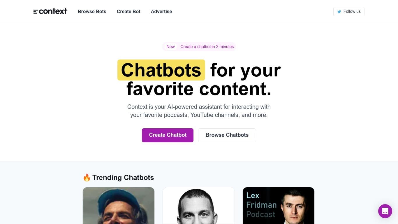 Top AI Chat Bot tools on aitools.fyi