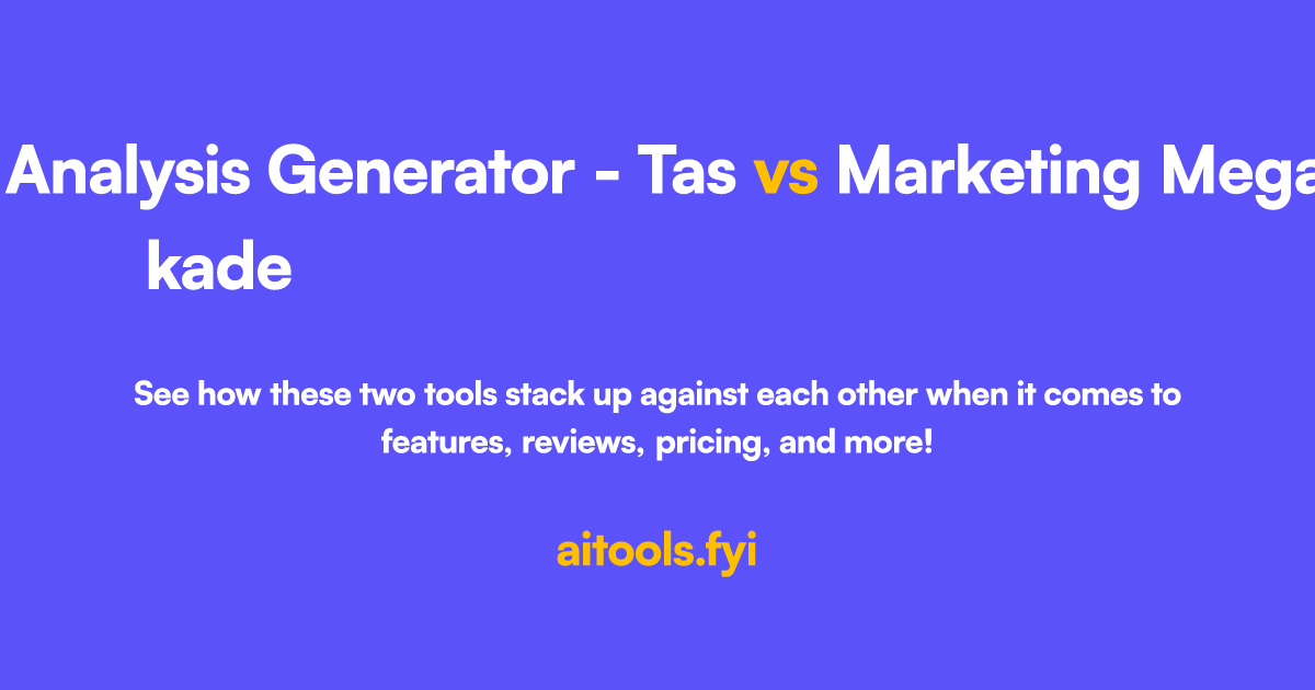AI SWOT Analysis Generator - Taskade vs Marketing Mega-Prompts ...