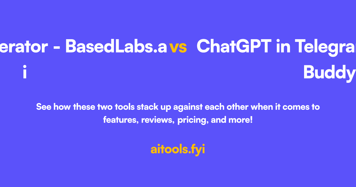 NSFW AI Generator - BasedLabs.ai vs ChatGPT in Telegram with MagicBuddy Comparación de ...